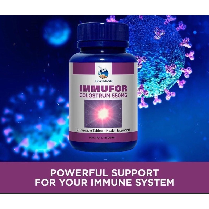 New Image Immufor Colostrum 550mg New Image Boost Immune System 60 ...