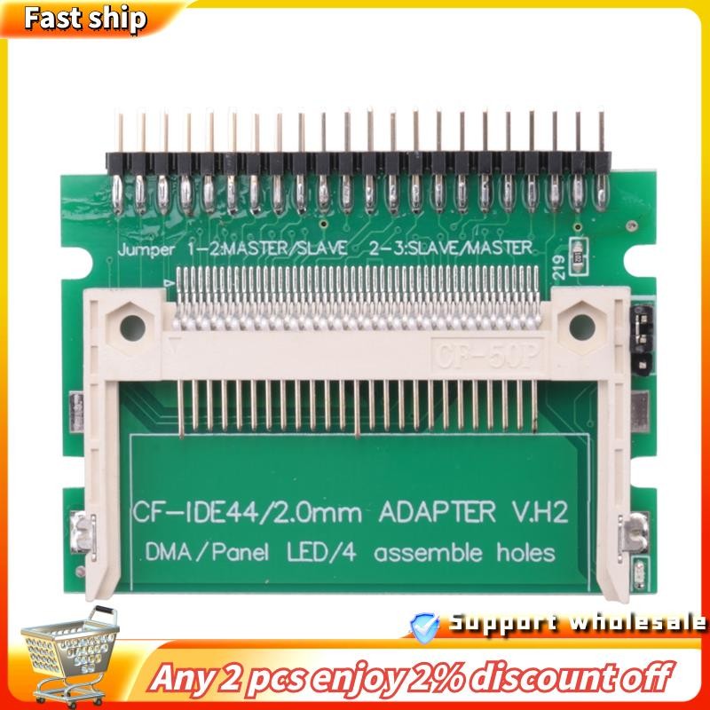 Compact Flash Cf Card To Ide 44Pin 2Mm Male 2.5 Inch Hdd Bootable Adapter Converter | Shopee ...