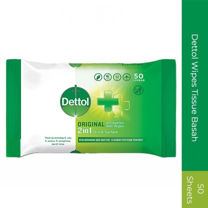 Dettol Wet Wipes 50 Sheets | Shopee Malaysia