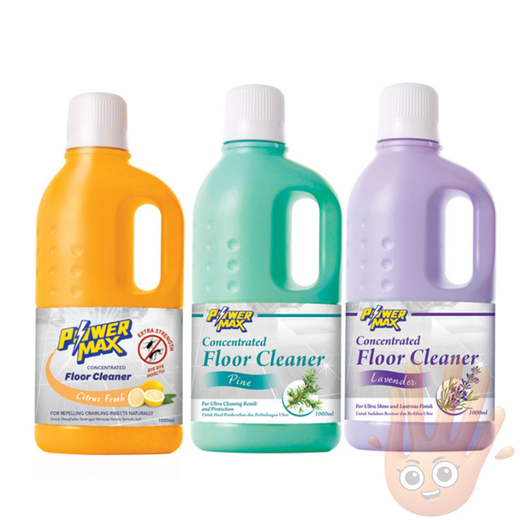 PowerMax / Ecomax Concentrated Floor Cleaner 1000 ml – Lavender, Pine ...
