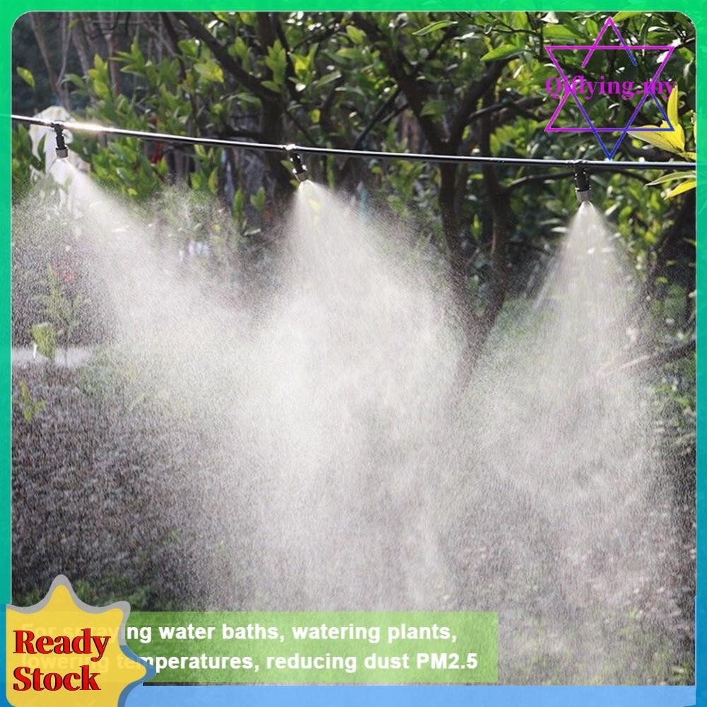 15M Garden Irrigation Kit Brass Atomizer Nozzles Kit Greenhouse Micro ...