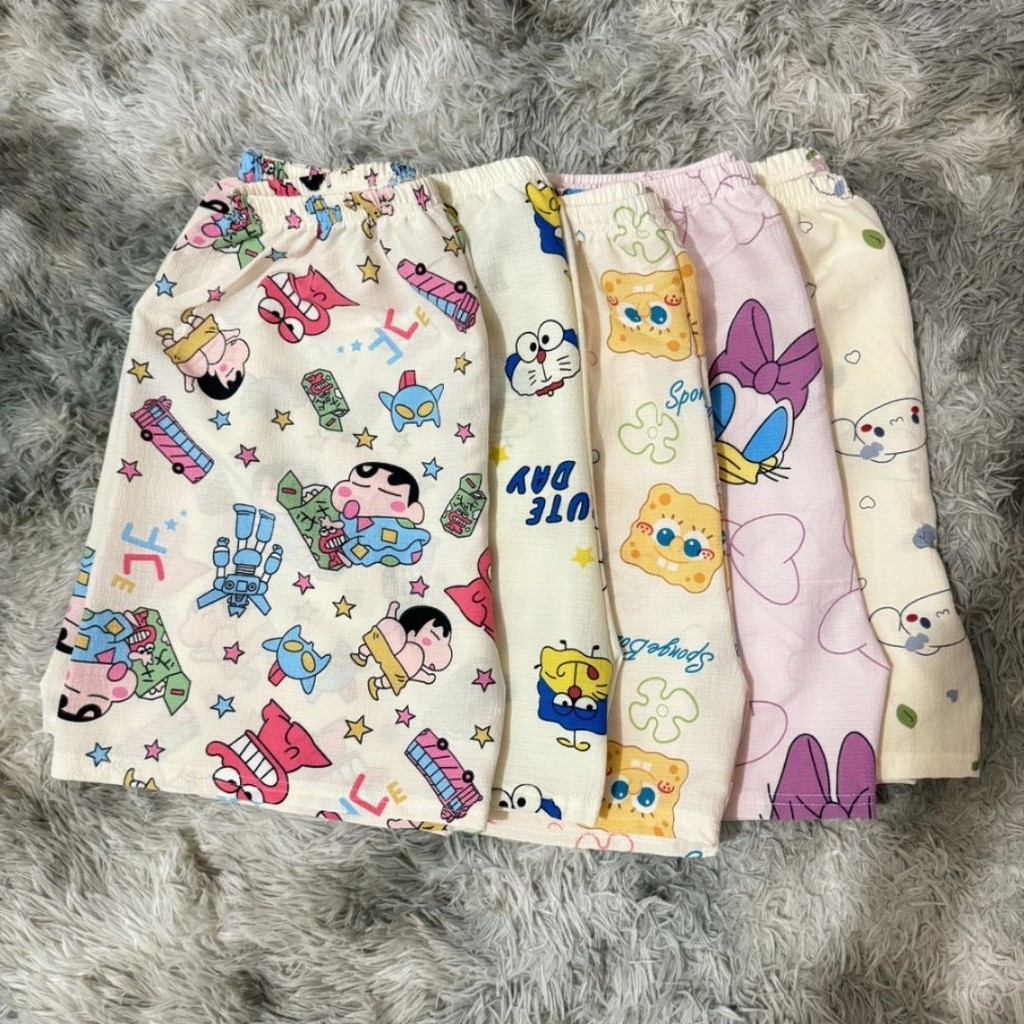 Pajama Pants Thin Short Style Crayon Shin-Chan Sweet Cute Version ...
