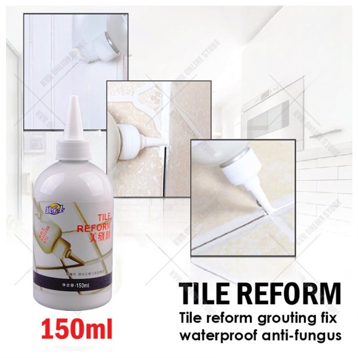 Tile Reform 150ml - Epoxy Grouts Beautiful Sealant for Floor Waterproof ...