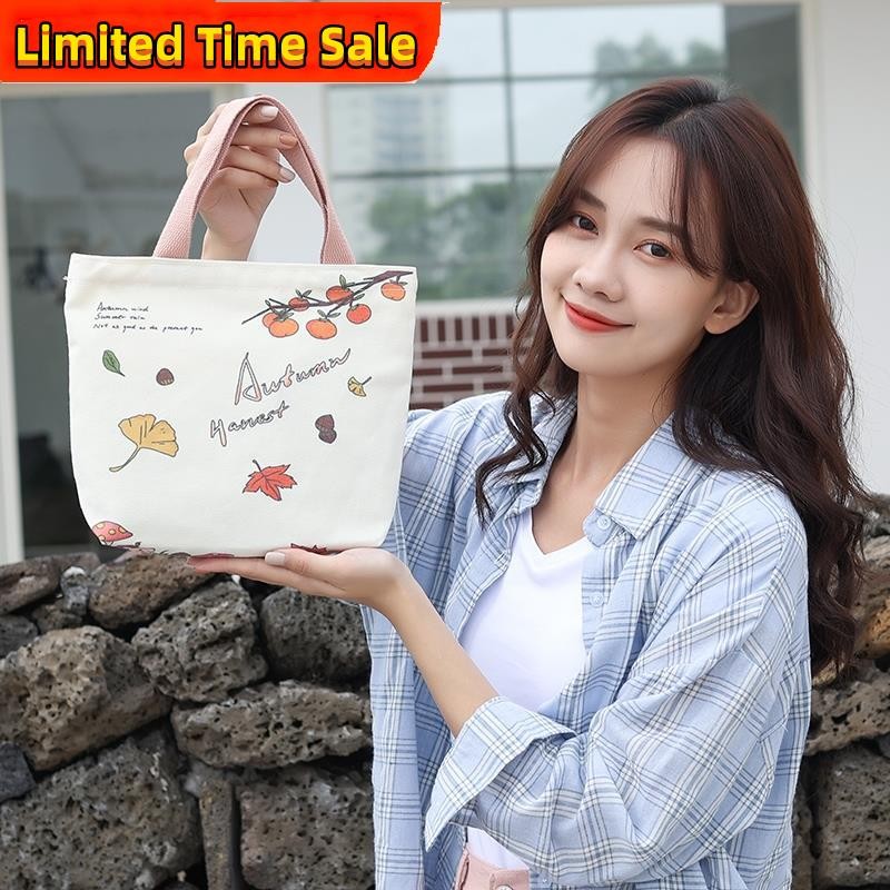 Tote Bag Outing Bag Small Cloth Bag Mini Lunch Bag Work Small Carrying ...