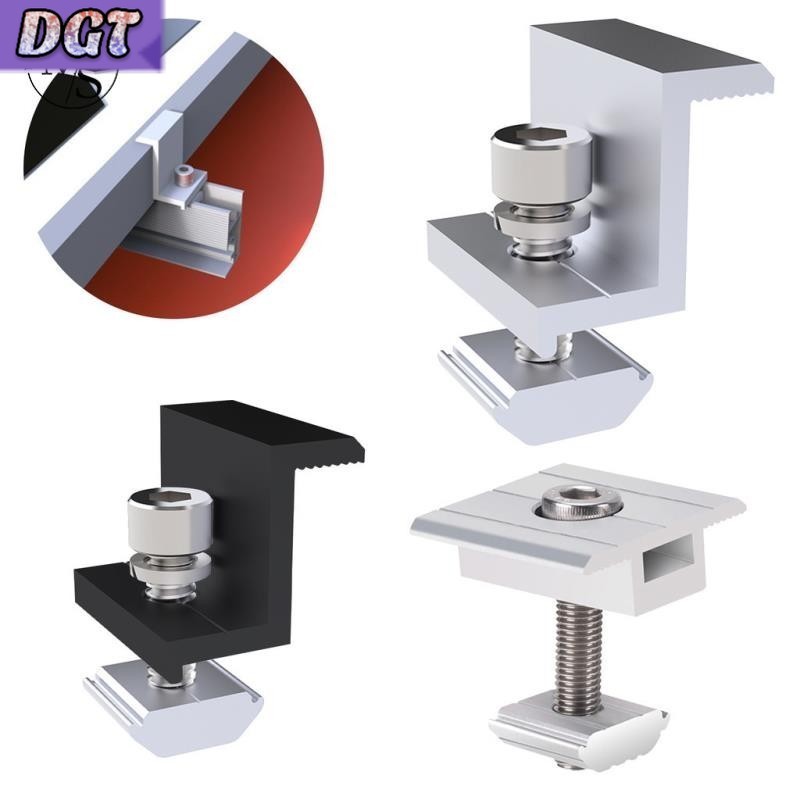 DGT Photovoltaic Solar Panel Mounting Brackets End Clip Adjustable ...