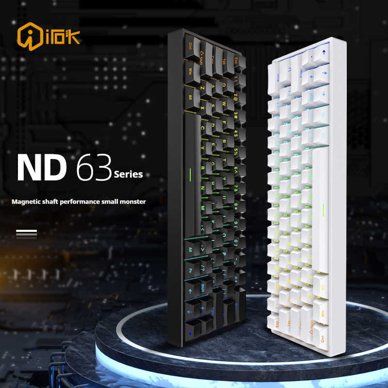 Irok ND63 PRO Magnetic axis mechanical keyboard 0 dead zone hot ...