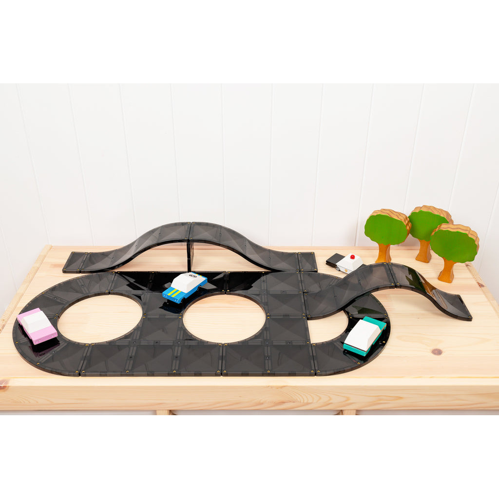 Connetix Tiles Roads Ramps & Intersection Pack 16pc | Shopee Malaysia