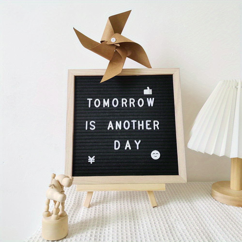 GYT 1 set Wooden Felt Letter Message Board Set Felt Letterboard ...