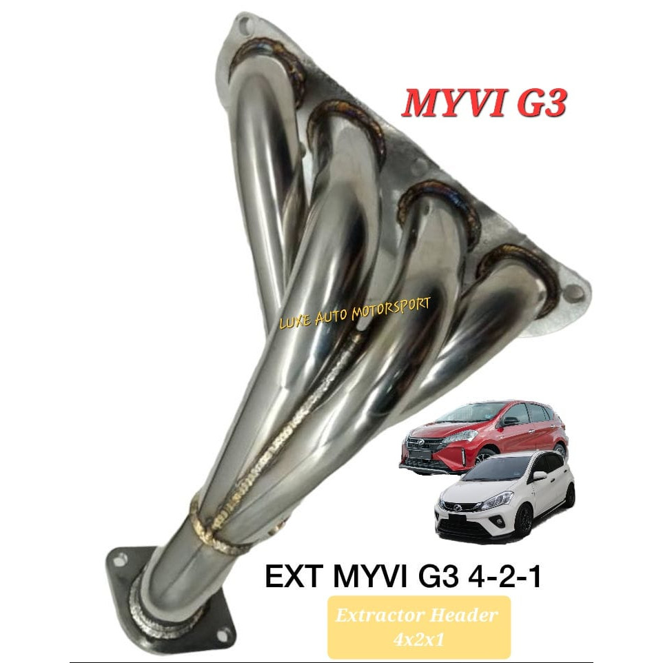 Extractor/ Header 4x2x1 Perodua Myvi G3/ Myvi Facelift/ Bezza Extractor ...