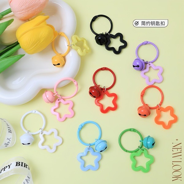 matching keychain keychain mathcing Loket rantai kunci bintang berbucu ...