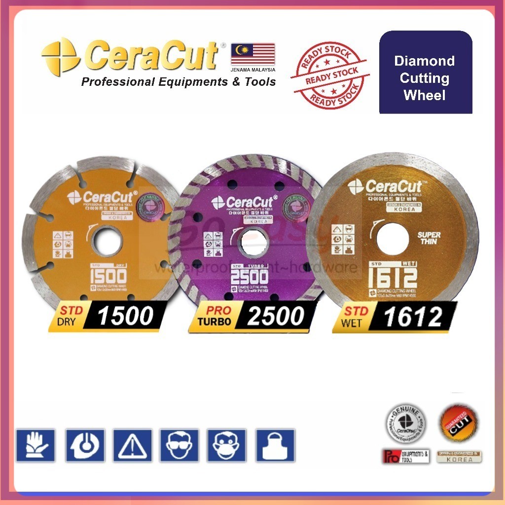 CERACUT Diamond Cutting Disc Pro Wet Pro Dry Pro Turbo Pro Super Dry ...
