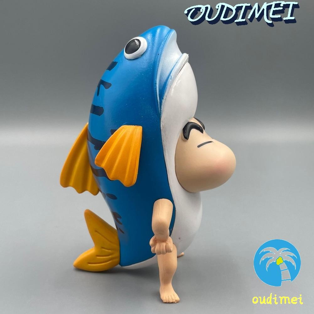 OUDIMEI Crayon Shin-Chan Model Toy, Shark PVC Doll Crayon Shin-Chan ...