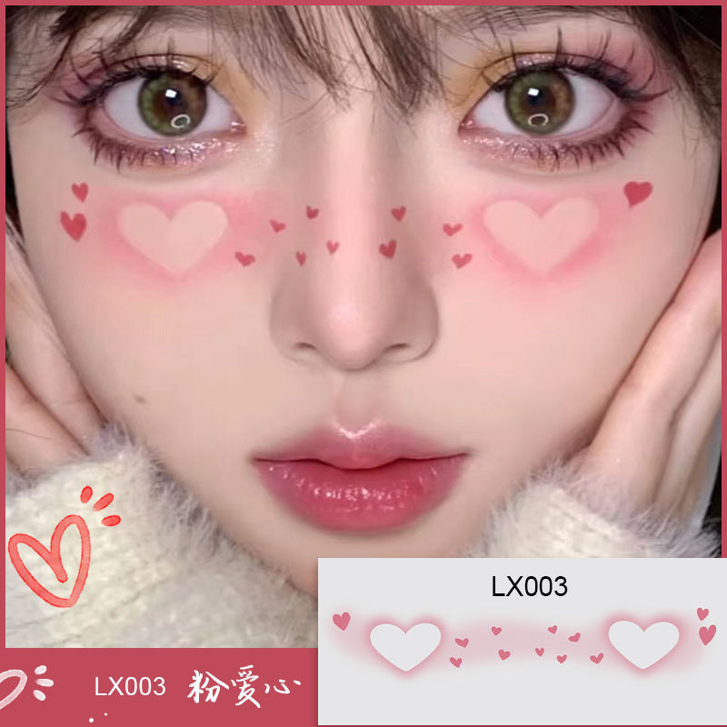 Love Star Tattoo Sticker Face Sticker Children Eye Corner Sticker Eye ...