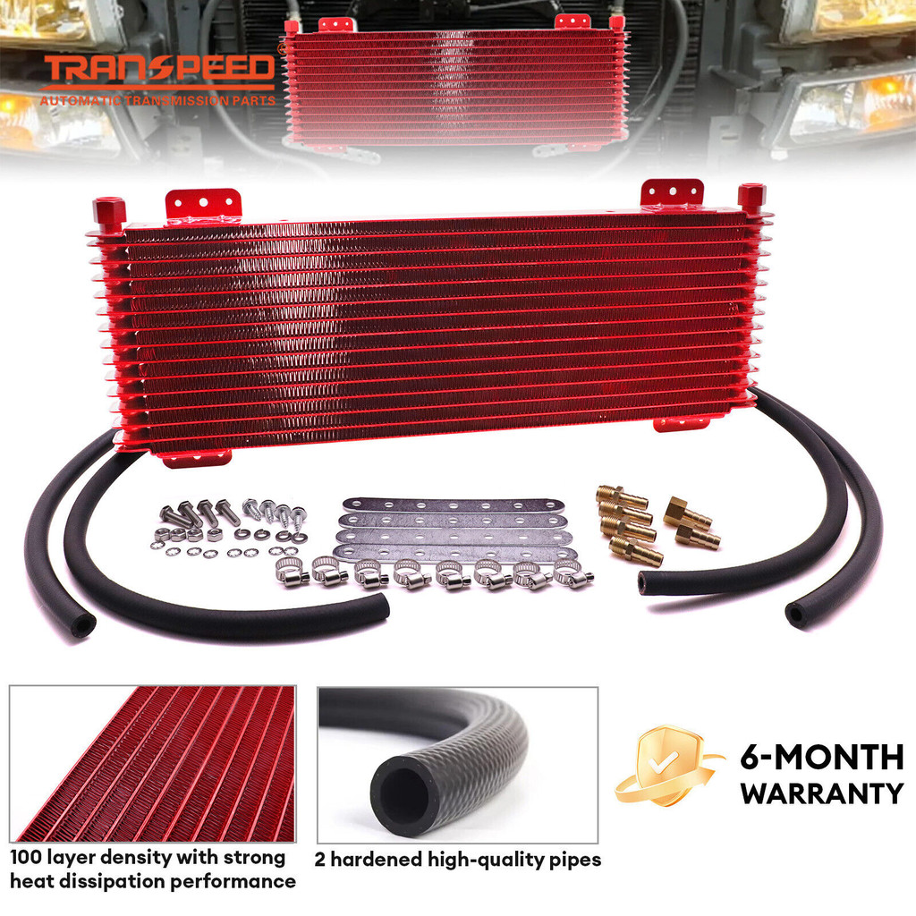 Pro Tru Cool 40K Transmission Oil Cooler 14 Row Radiator LPD47391 GVW ...