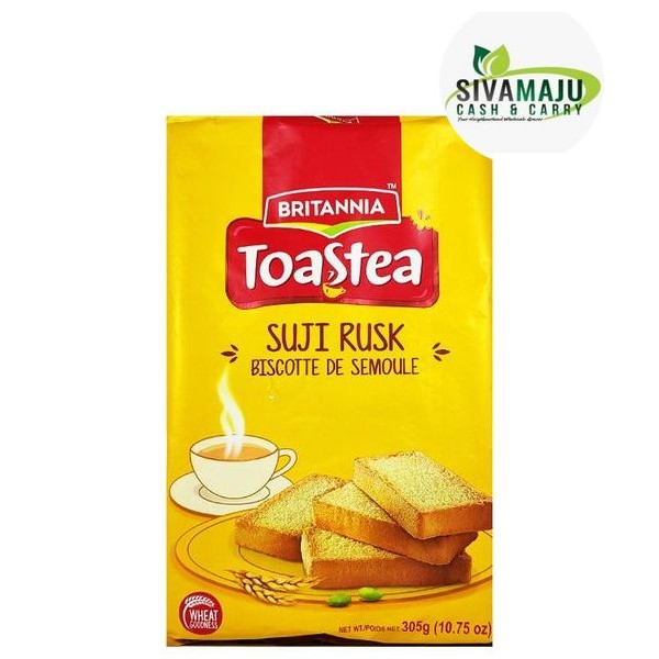 Britannia Toastea Suji Rusk Crispy Tea Time Snack 305g | Shopee Malaysia