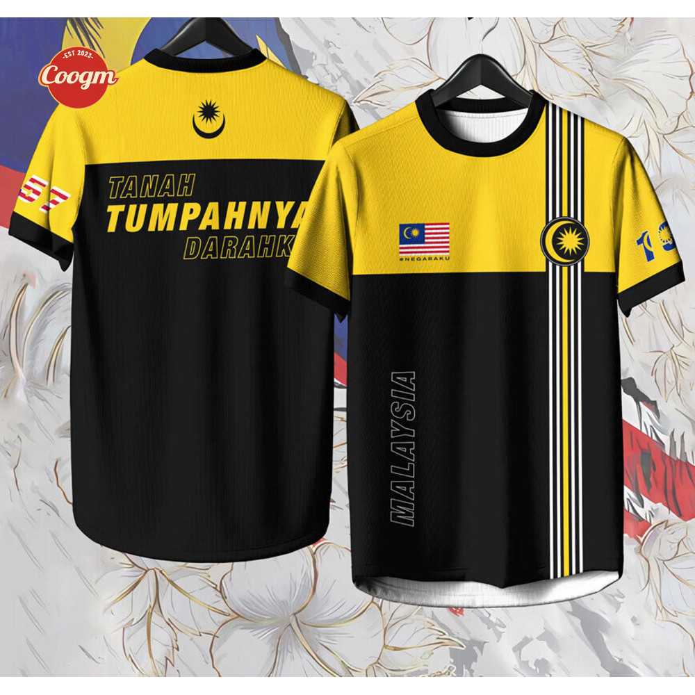 【FREE CUSTOM】1957 Merdeka Clothes 2025 68th Malaysia Jersey Malaysia 68 ...