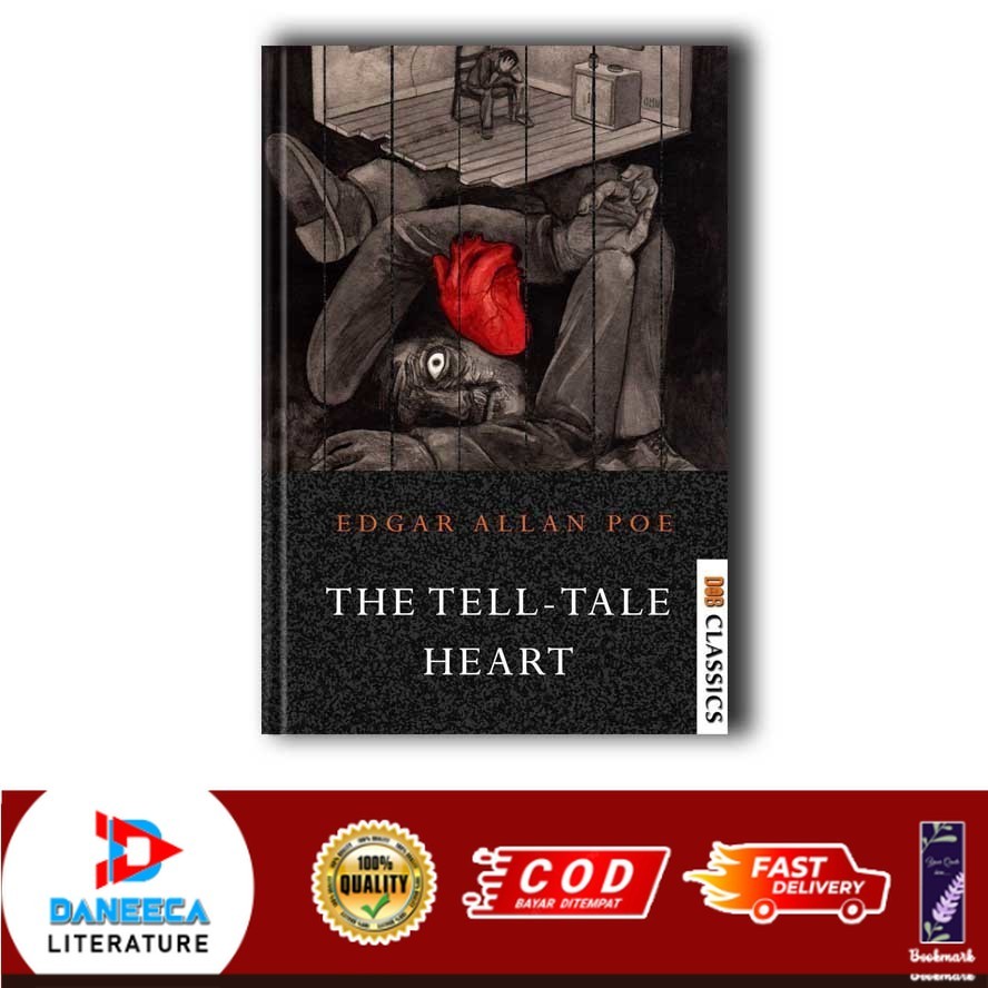 The Tell-Tale Heart: Short Story by Edgar Allan Poe (English) | Shopee ...
