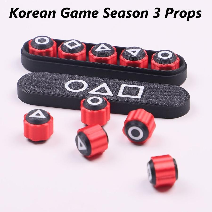 Squid Game Season 3 Gonggi Set Korean Traditional Game Catching Pebble ...