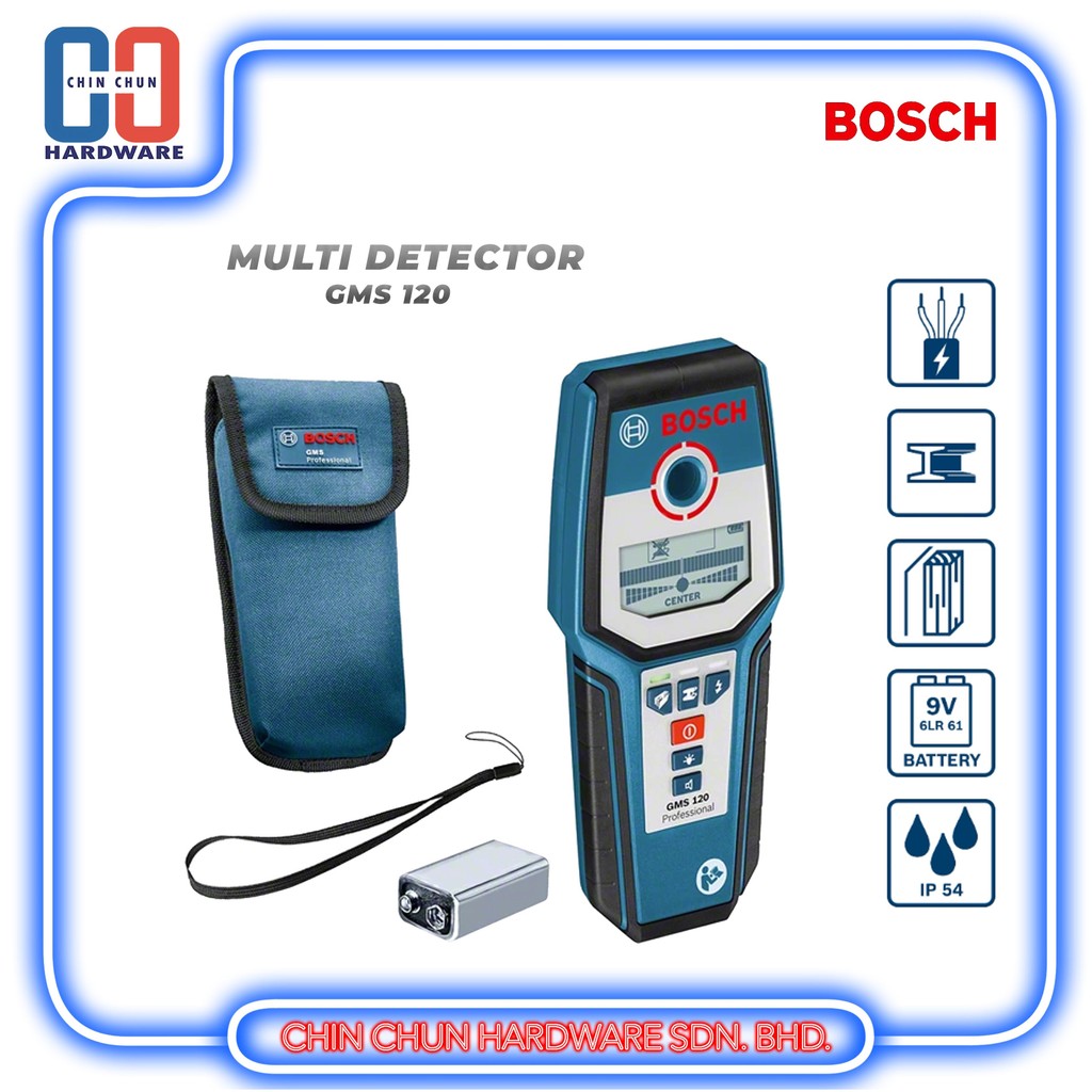 BOSCH MULTI DETECTOR GMS 120 - 0601081000 (12MONTH WARRANTY) | Shopee ...