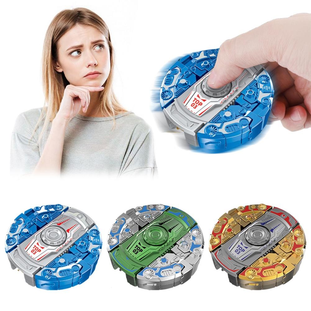 Fidget Spinner Toy Mecha Dinosaur Tank Transformation 1 Decompression ...