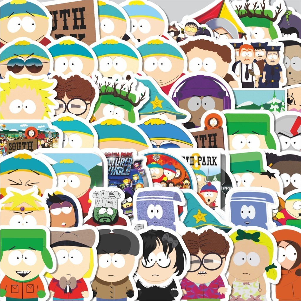 Cutting Pack Stickers 100Pcs South Park Animation Cartoon Stickers Cute ...