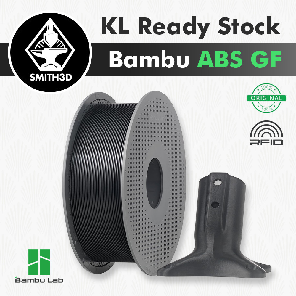 Bambu Lab ABS GF 1.75mm 1kg, ABS Glass Fiber Filament High Strength ...