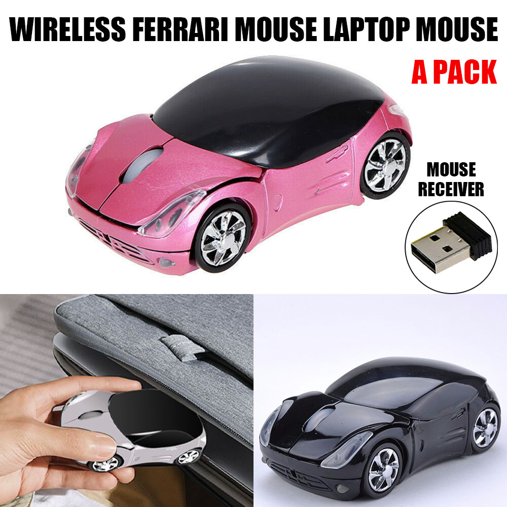 2.4GHZ Car Wireless Bluetooth Mouse Cool Car Shape Portable Mice ...