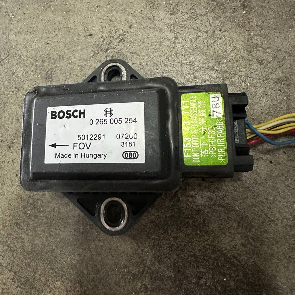 MAZDA RX8 YAW RATE SENSOR G SENSOR BOSCH 0265005254 ORIGINAL USED FROM ...