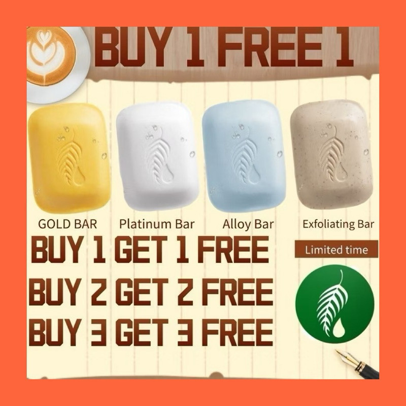 Melaleuca Bar Soap B1F1- The Gold Bar Citrus Scent /The Platinum Bar ...