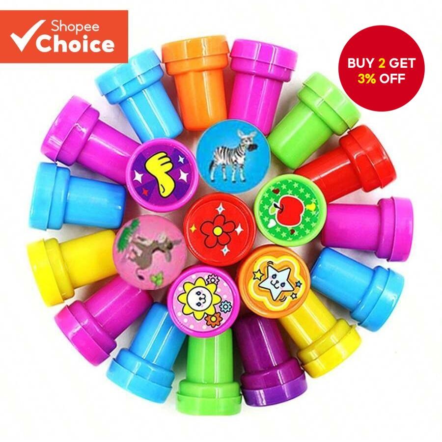 10pcs Graffiti Seal Random Color and Random Shape Children Painting ...