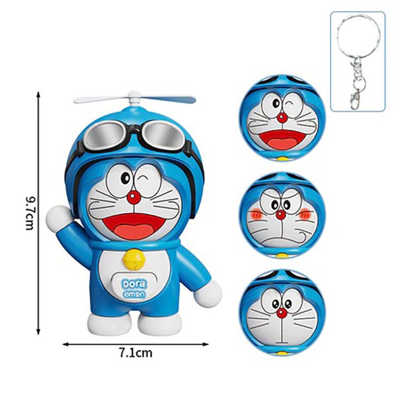 Creative Cute Doraemon Face Changing Doll 3 Facial Plastics Face ...