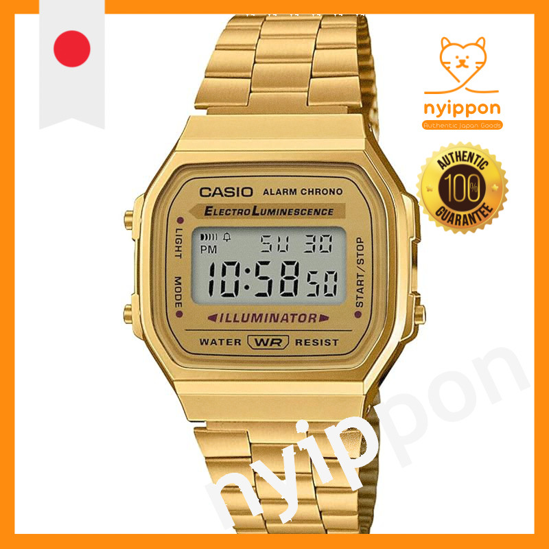 CASIO Vintage Digital Watch - A168 Series for Men, Women, and Kids in ...