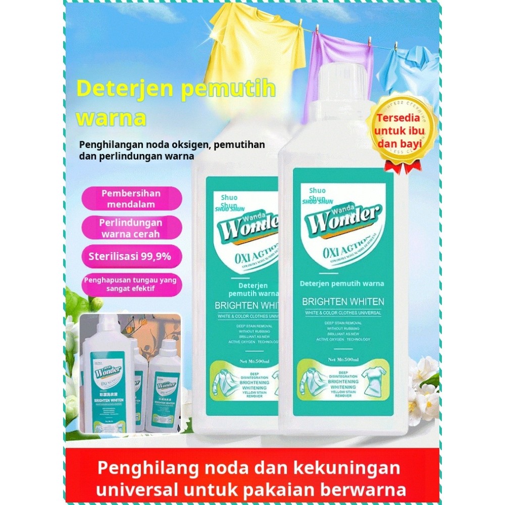 Cleaning Fluid Whitening Laundry Detergent Chlorine-free and Phosphorus ...