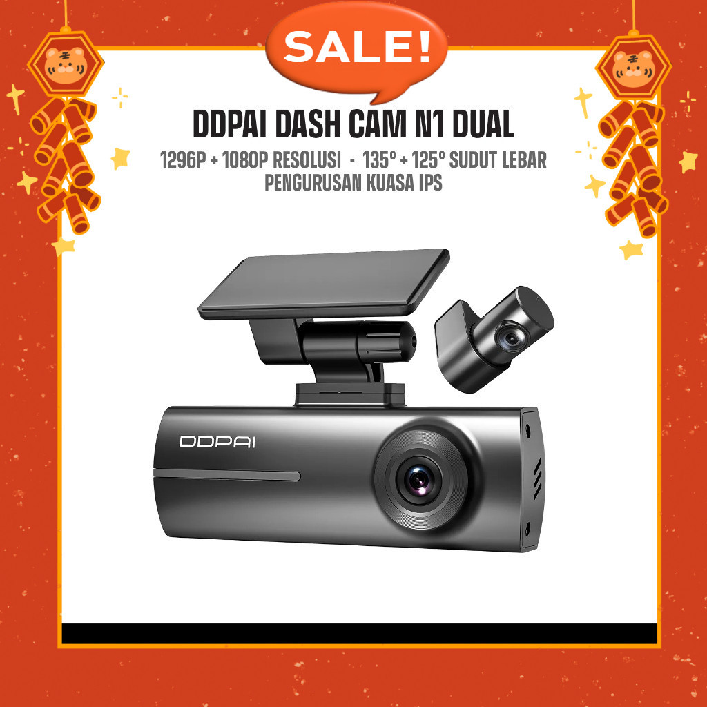 BS DDPAI Dash Cam N1 Dual - READY STOCK, Dual Channel Recording IPS ...