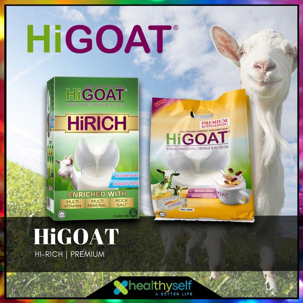 HIGOAT HIRICH | HIGOAT PREMIUM KURMA & MADU Susu Kambing | Shopee Malaysia
