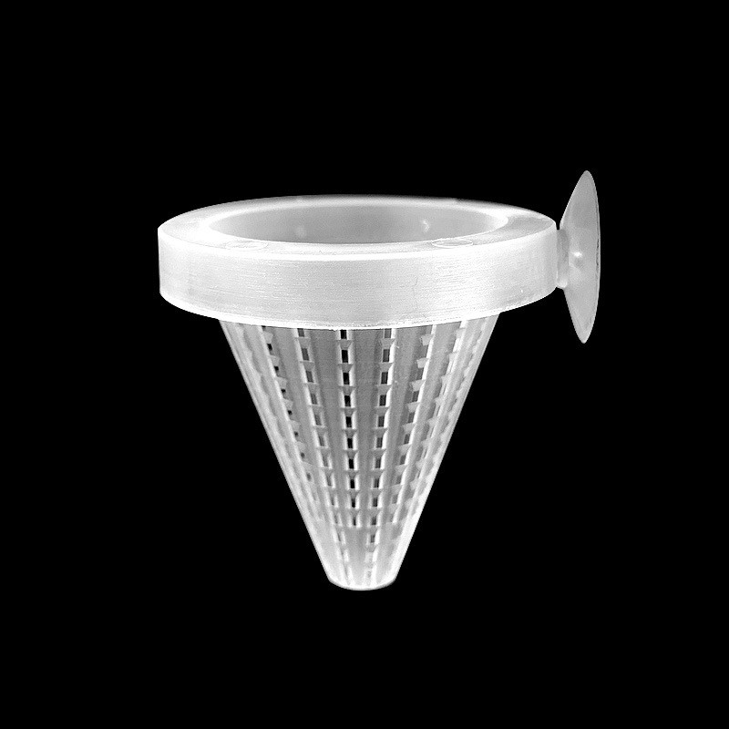 Aquarium bloodworm cup plastic funnel feeder with suction cup feeding ...