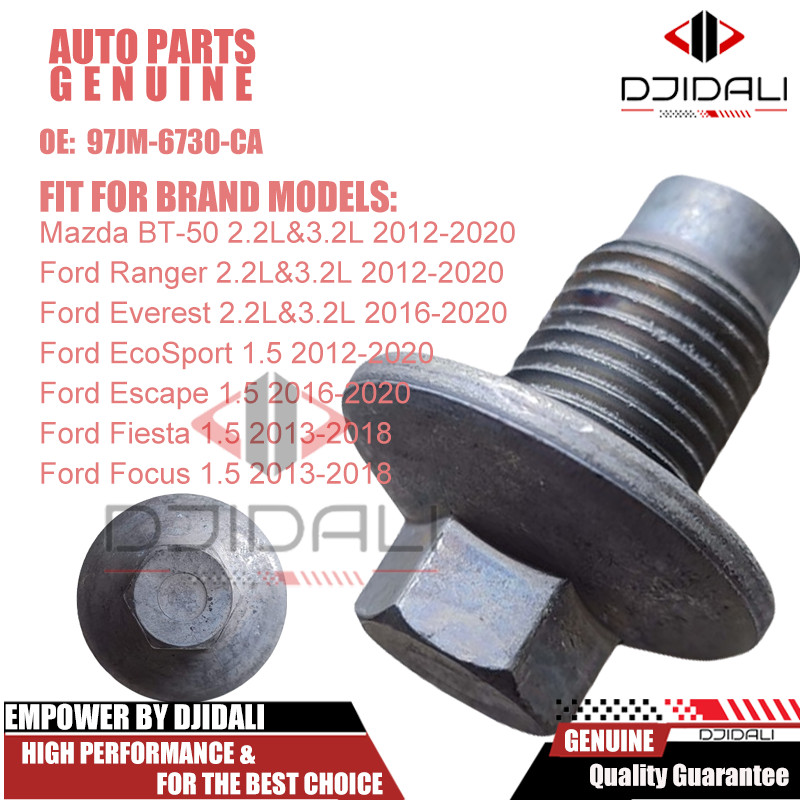 Oil Pan Drain Plug for Ford Ranger/Ecosport/BT-50 2012-2020 and Everest ...