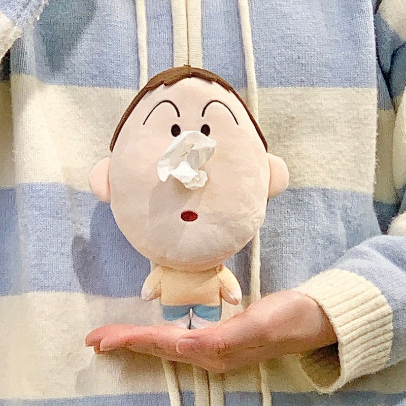 Crayon Shin-Chan Boochan Tissue Box Originality Plush Doll Funny Tissue ...