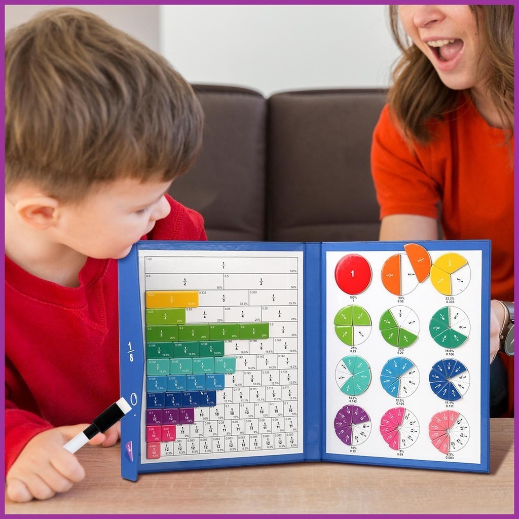 Fraction Manipulatives Class Set Multipurpose Class Fraction ...