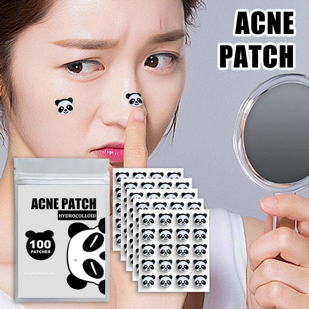 100pCS/Pack Waterproof Acne Pimple Patches Hydrocolloid Pimples Cute ...