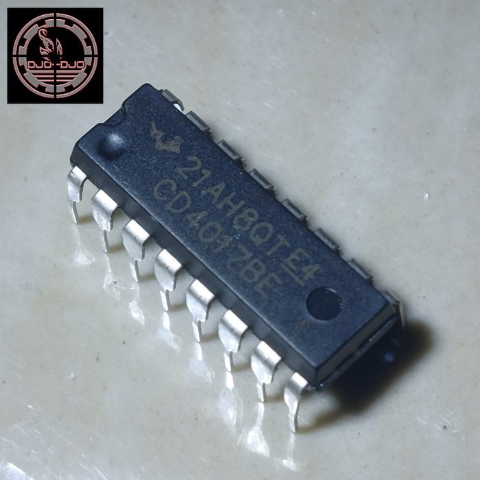 Cd4017be Dip-16 IC Running LED CD4017 CD 4017BE 4017 Counter Divider | Shopee Malaysia
