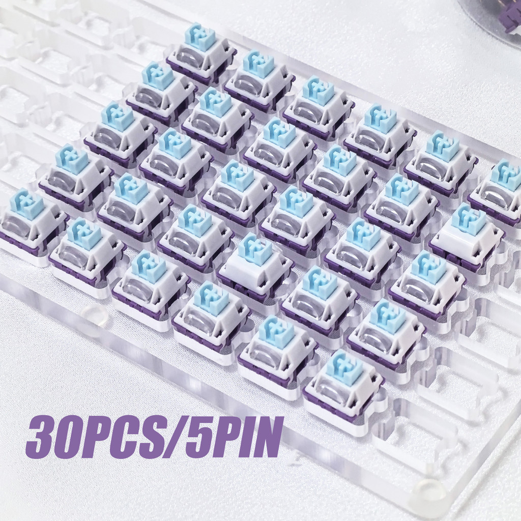 3Pin/5Pin E-sports Linear Switch With Light Guide Mirror Tactile Clicky ...