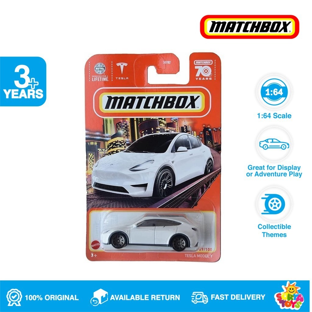 Matchbox Tesla Model Y | Shopee Malaysia
