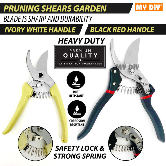 MYDIYHOMEDEPOT - HEAVY DUTY PRUNING SHEARS GARDEN SHEARS CUTTER GARDEN ...
