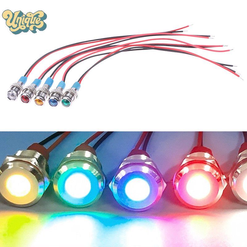(Unique) 3V 12V 24V 220V Metal LED Warning Indicator Light Waterproof ...