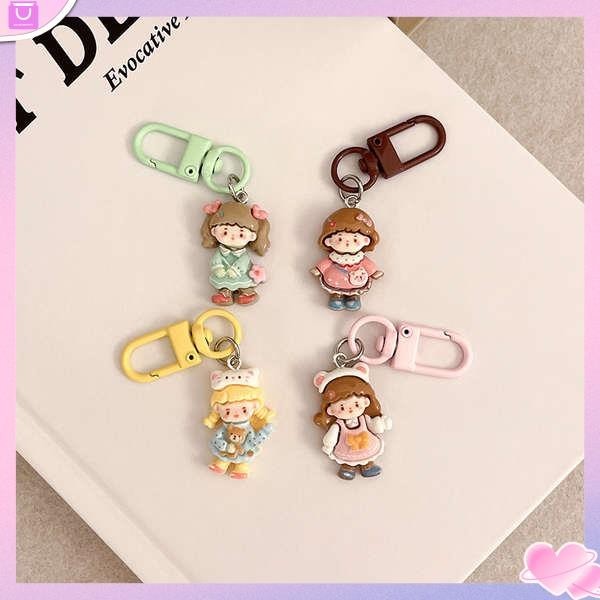 keychain couple keychain mathcing keychain cute Pasangan resin Internet ...