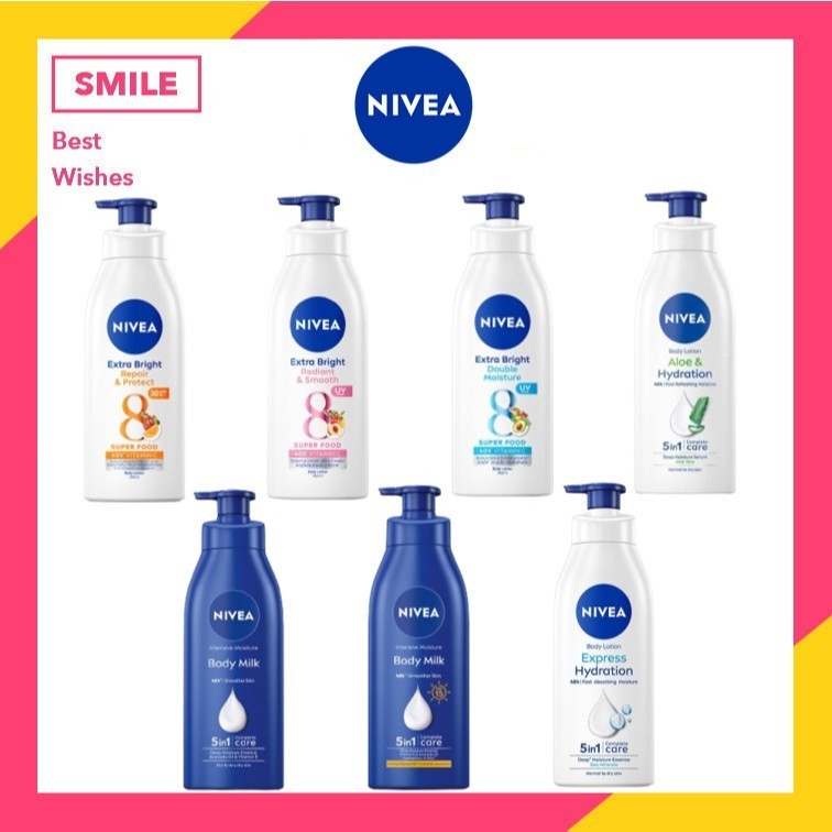 Nivea Body Lotion Series 350ml/380ml/400ml | Shopee Malaysia