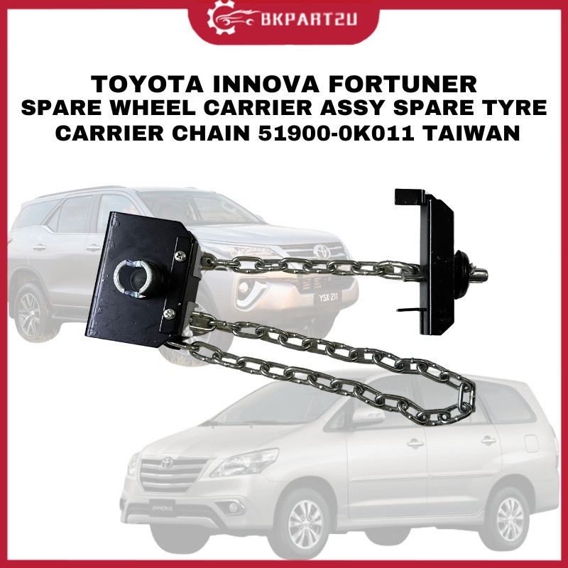 TOYOTA INNOVA FORTUNER SPARE WHEEL CARRIER ASSY SPARE TYRE CARRIER ...