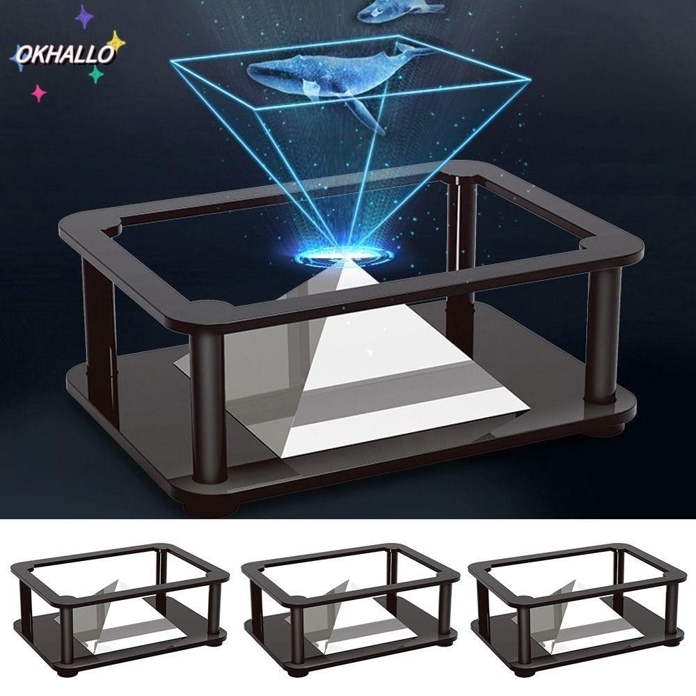 Okhallo Pyramid Hologram Projector Creative Toys Holographic Display