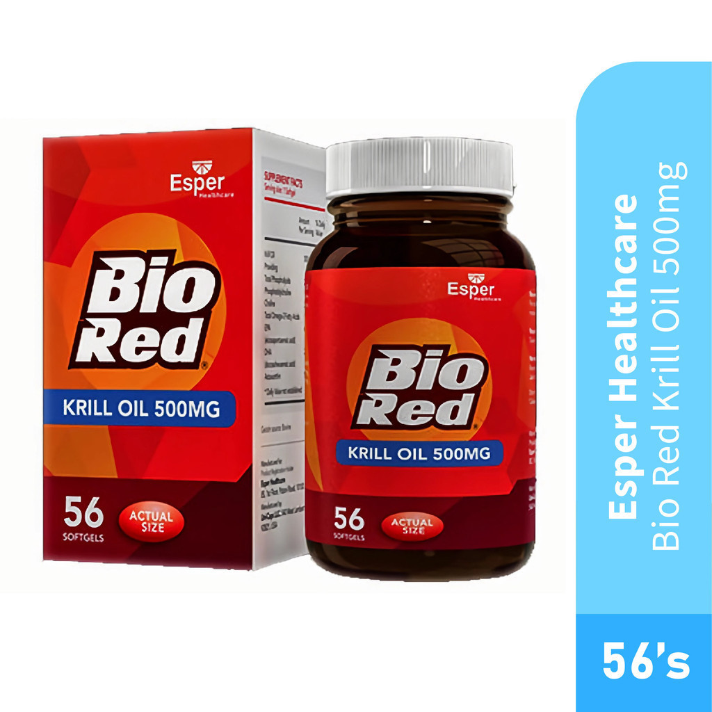 ESPER HEALTHCARE BIORED KRILL OIL 500MG Nutriliv Healthcare | Shopee ...